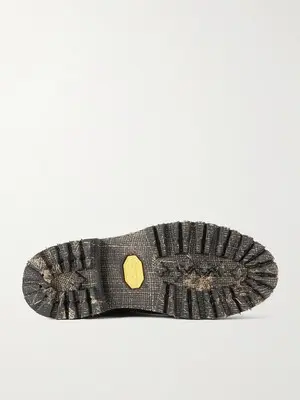 Visvim Hi-folk Scout Moc Suede Boots - Black