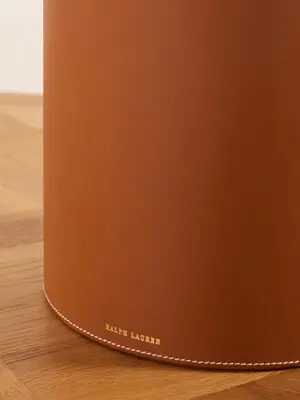Ralph Lauren Brennan Leather Waste Bin