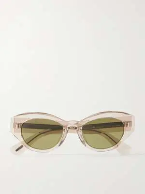Oliver Spencer Oliver Peoples Lerrue Cat Eye Acetate Sunglasses Ecru