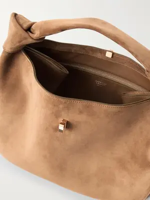 Gabriela Hearst Antonia Small Suede Shoulder Bag