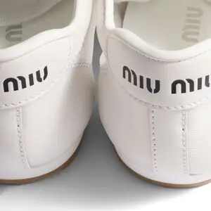 Miu Miu Plume Mesh Fabric Sneakers