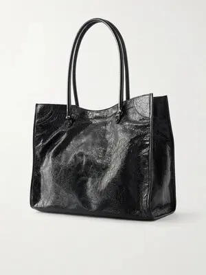 Balenciaga Le City Medium Leather Tote - Black