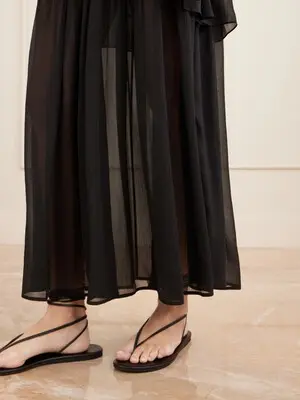 ERES Shirred Maxi Skirt