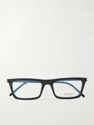 Saint Laurent Rectangular Frame Eyeglasses - Black