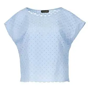 CONQUISTA Sleeveless Embroidered Top