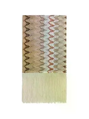 Missoni Zigzag Fringed Scarf - Neutrals