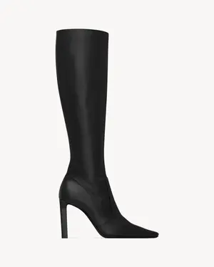 Saint Laurent Francoise Smooth Leather Boots