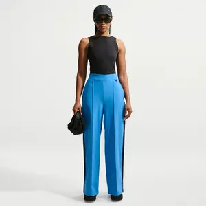 Nike 24.7 Perfectstretch Dri-fit High-waisted Loose Tearaway Pants - Blue
