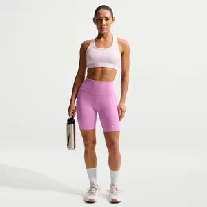 Nike High-waisted 8" Biker Shorts With Pockets - Purple