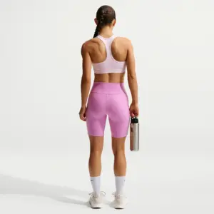 Nike High-waisted 8" Biker Shorts With Pockets - Purple