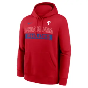 Nike Philadelphia Phillies Club Mlb Pullover Hoodie - Red