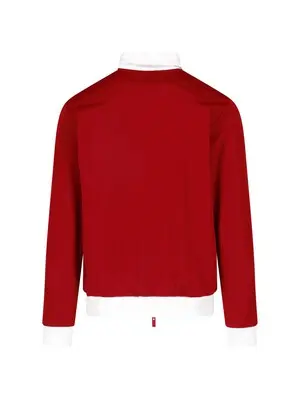 Adidas Firebird Zip Hoodie - Red