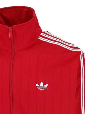 Adidas Firebird Zip Hoodie - Red