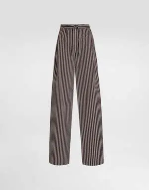 Dolce & Gabbana Striped Poplin Trousers