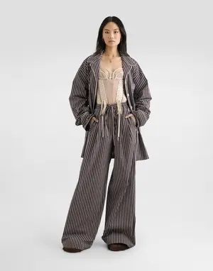 Dolce & Gabbana Striped Poplin Trousers