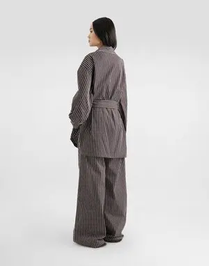 Dolce & Gabbana Striped Poplin Vanity Shirt - Multicolor