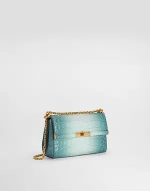 Dolce & Gabbana Marlene City Mini Alligator Crossbody Bag - Multicolor