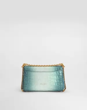 Dolce & Gabbana Marlene City Mini Alligator Crossbody Bag - Multicolor