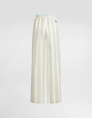 Dolce & Gabbana Striped Canvas Vanity Trousers
