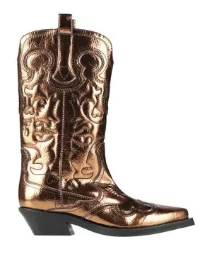 GANNI Synthetic Material Cowboy Boots