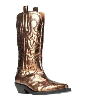 GANNI Synthetic Material Cowboy Boots