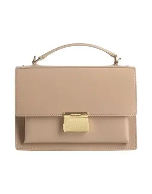 GOLDEN GOOSE Leather Flap Handbag With Appliqués