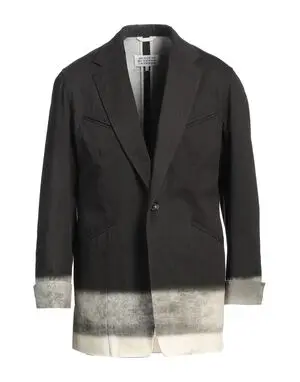MAISON MARGIELA Single-breasted Pinstriped Cotton Blazer