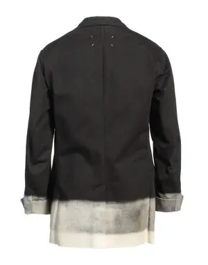 MAISON MARGIELA Single-breasted Pinstriped Cotton Blazer