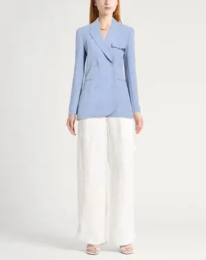 HINNOMINATE Double-breasted Blazer In Polyester And Elastane