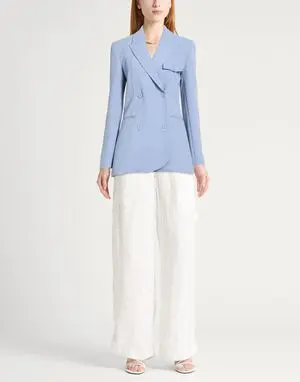 HINNOMINATE Double-breasted Blazer In Polyester And Elastane