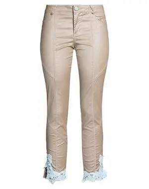 ELISA CAVALETTI BY DANIELA DALLAVALLE Cotton Blend Pants With Lace Trim