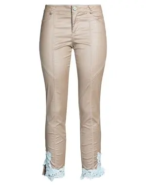 ELISA CAVALETTI BY DANIELA DALLAVALLE Cotton Blend Pants With Lace Trim