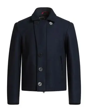 SEALUP Single-breasted Wool And Polyamide Coat