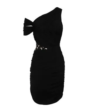 MARINE SERRE Asymmetrical Draped Mini Dress