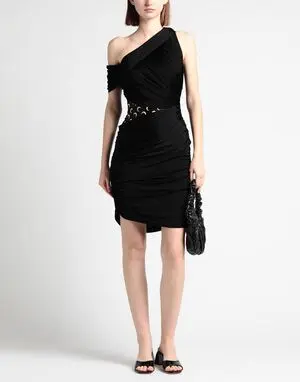 MARINE SERRE Asymmetrical Draped Mini Dress