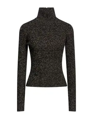 Max Mara Turtleneck Wool, Cashmere, Polyamide, Elastane Knit Top - Black