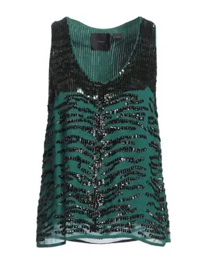 Pinko Viscose & Polyester Sleeveless Appliqué Top