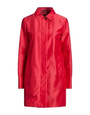 MOORER Polyester Trench Coat - Red
