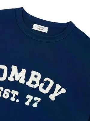 STUDIO TOMBOY Logo-embroidered T-shirt