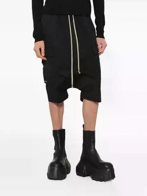 Rick Owens Cargo Pods Shorts - Black