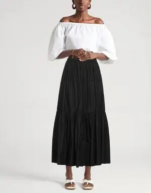 GANNI Maxi Skirt In Organic Cotton