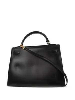 Hermès 1998 32 Kelly Sellier Tote Bag - Black
