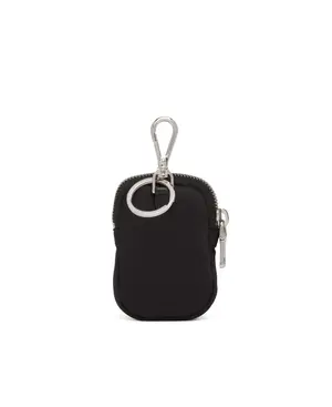 Prada Re-nylon Mini Pouch With Keychain