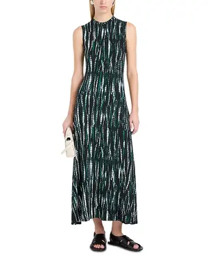 Proenza Schouler White Label Jordyn Printed Maxi Dress - Black Multi