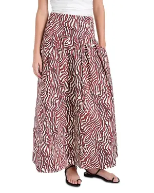 Proenza Schouler White Label Nessa Poplin Maxi Skirt