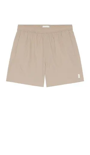 AUTO-REPLY 5.5 Solid Sebastian Swim Trunk - Pumice