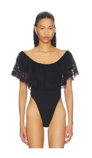 Ronny Kobo Rosette Bodysuit