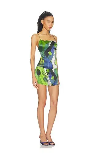 YELLOW THE LABEL X Odette Silk Dress