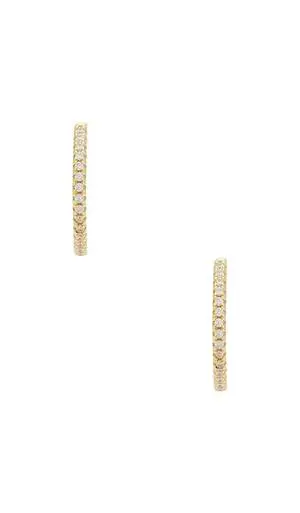 Shashi Daily Diamond Hoop Earrings