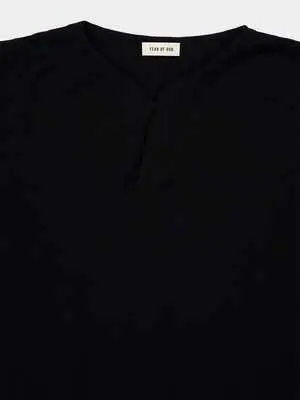 Fear Of God Merino Wool Knit Henley Sweater